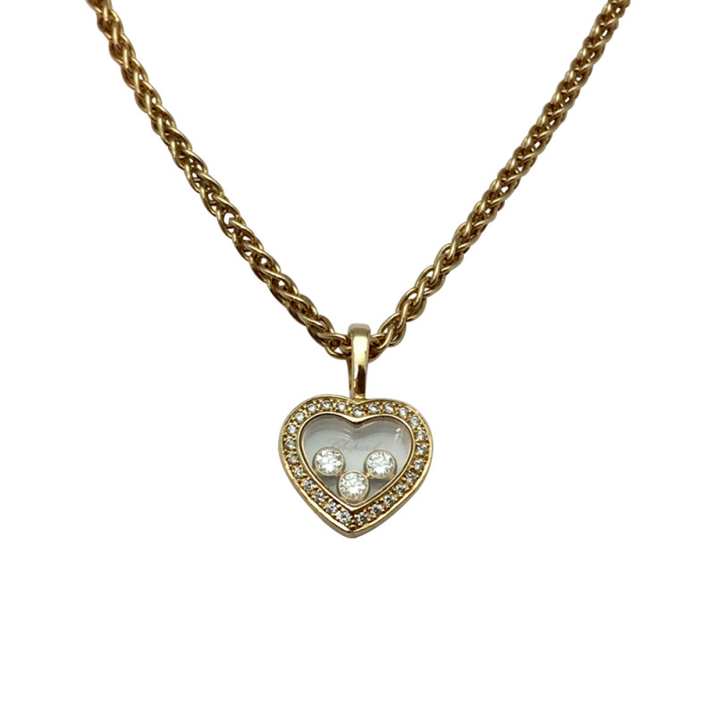 COLLIER CHOPARD HAPPY DIAMONDS "COEUR" - Euro Pièces D'or